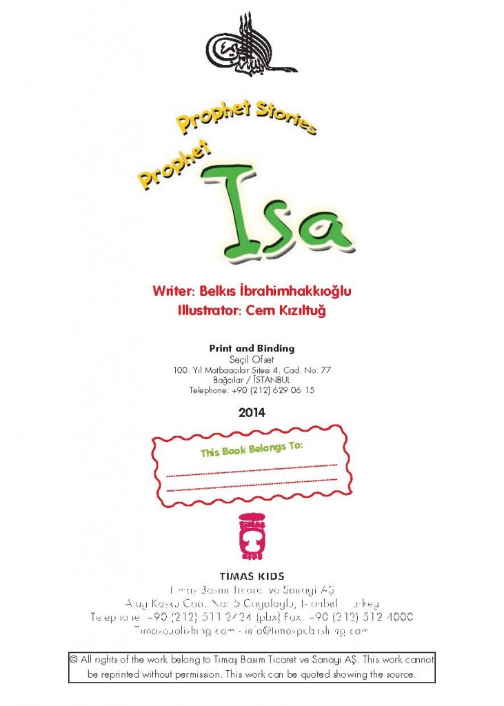 Prophet Isa – Noor Books